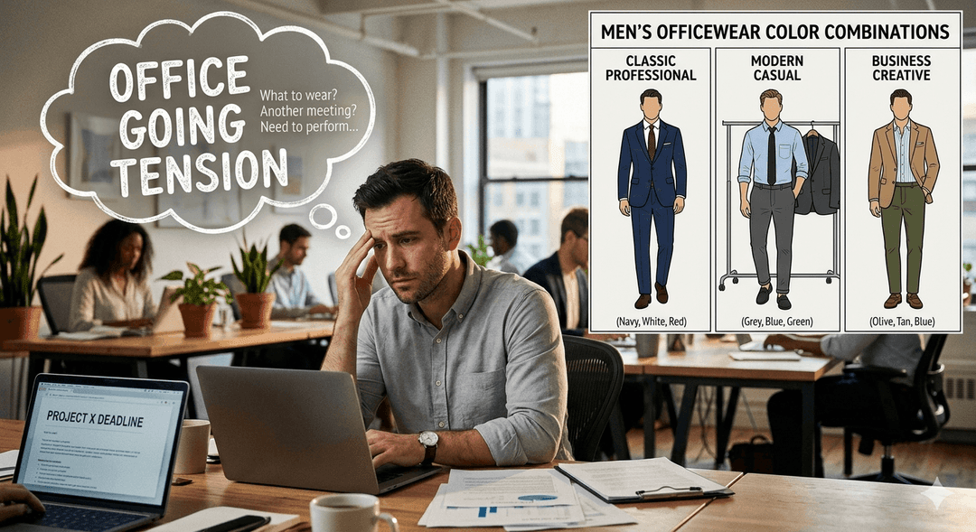 10 Stylish Men's Office Outfit Color Combinations